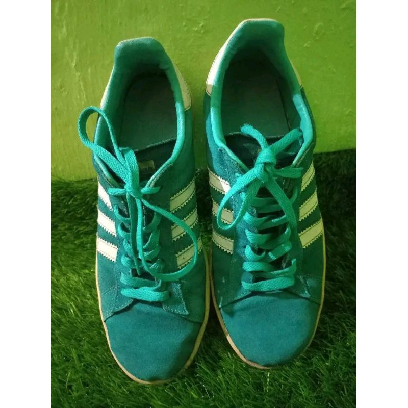 Jual SEPATU ADIDAS SECOND CAMPUS HIJAU ORI SECOND SUEDE SEPATU BEKAS ...