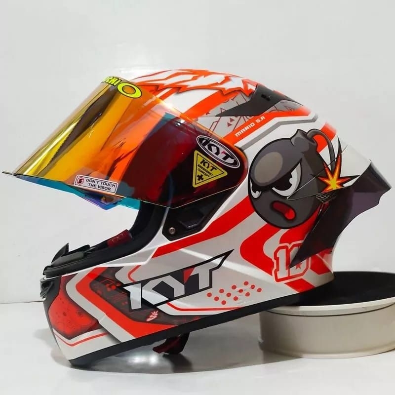 Jual HELM KYT TT COURSE SUPER MARIO ORIGINAL | Shopee Indonesia