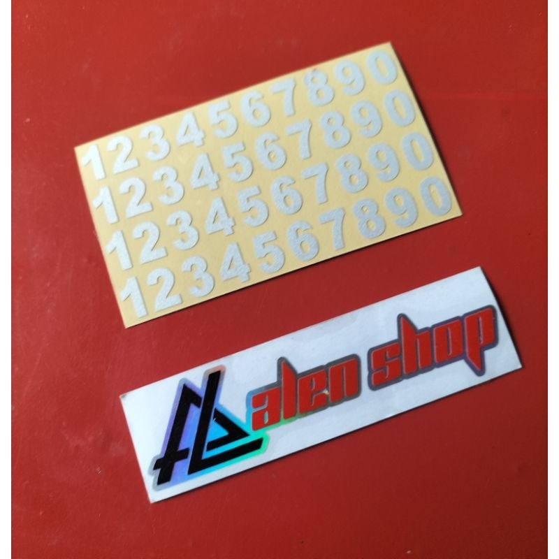 Jual STIKER CUTTING ANGKA | Shopee Indonesia