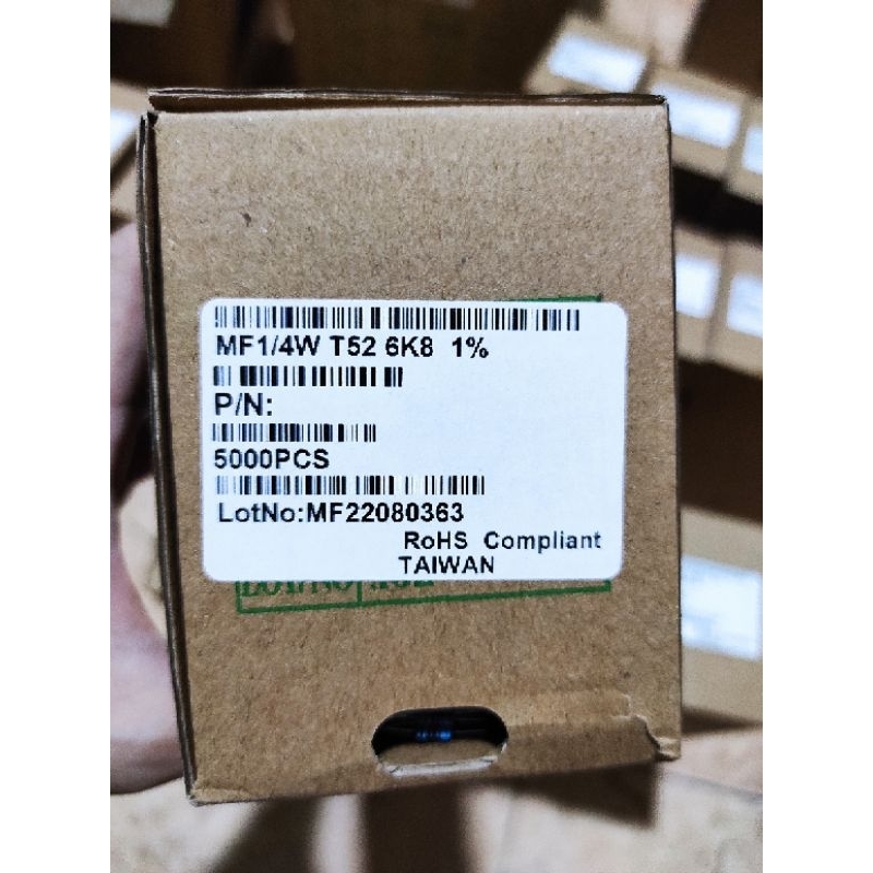 Jual 5000 pcs resistor 1/4 watt 4k7, 100K, 1K, 22K, 47K, 10K, 15K, 2K2 ...
