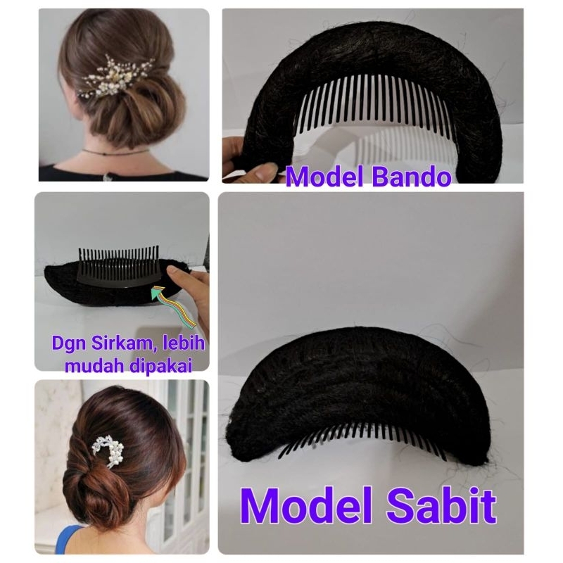 Jual ALAT BANTU SASAK PENINGGI RAMBUT PONI DENGAN SIRKAM UNTUK SANGGUL ...