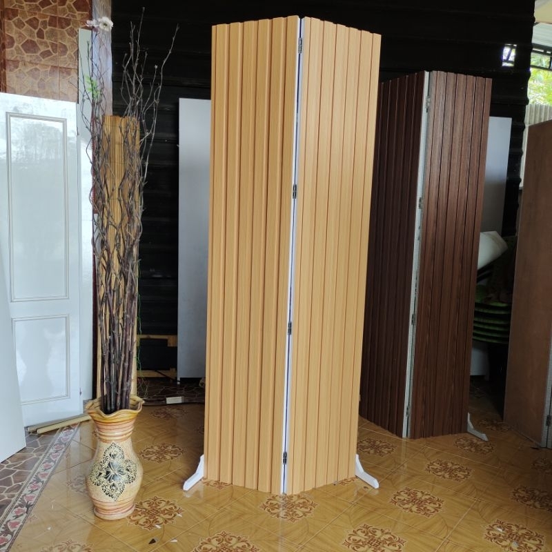 Jual partisi ruangan minimalis tipe wpc01 untuk 2 panel | Shopee Indonesia