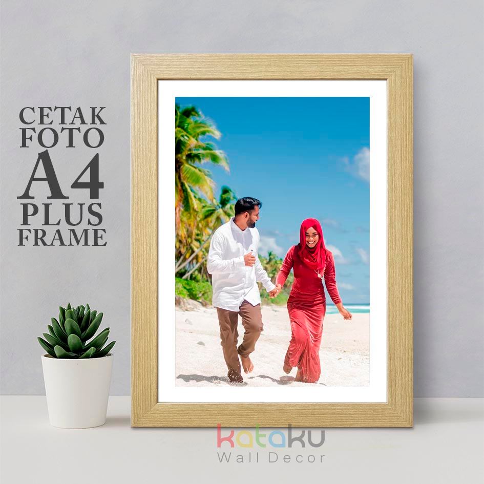 Jual Paket Cetak Foto A4 + Bingkai A4 Frame 8RP Figura Pigura Poto 10R 21x30 cm | Shopee Indonesia