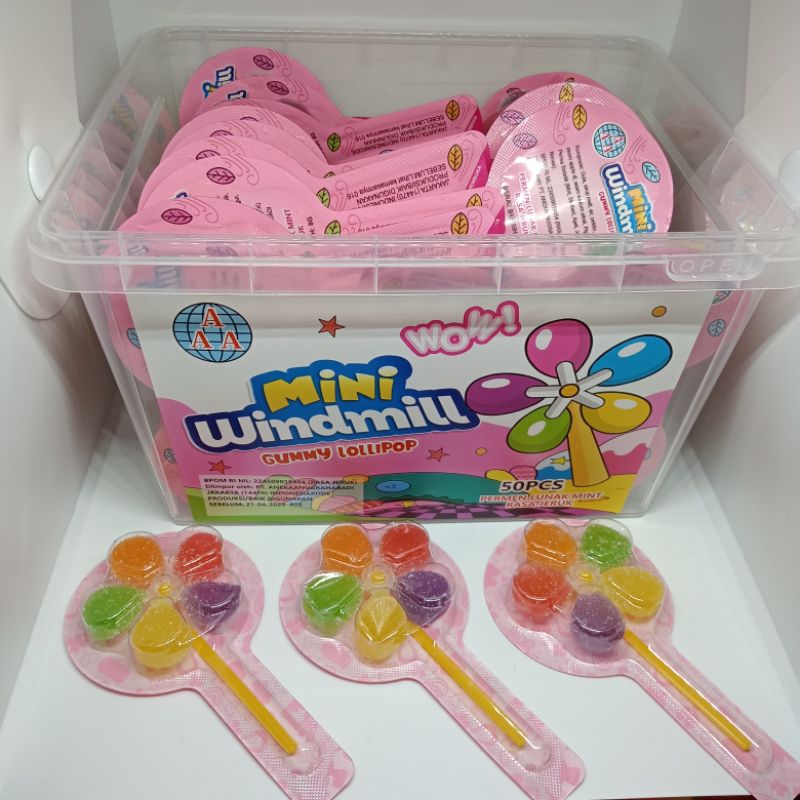 Jual PERMEN KIPAS PERMEN MINI WINDMILL PERMEN MIX | Shopee Indonesia