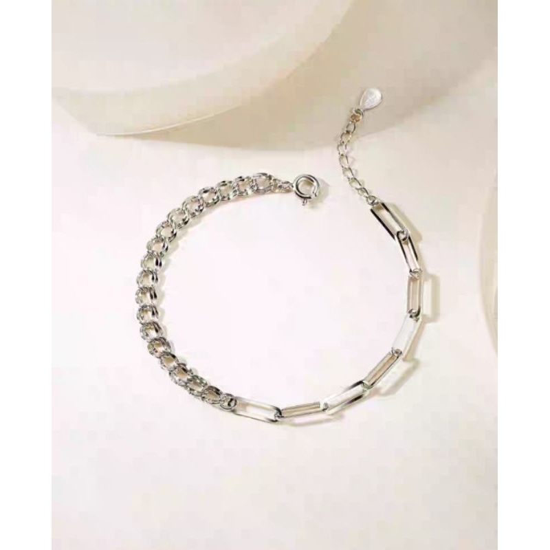 Jual GELANG RANTAI TITANIUM PRIA WANITA DOUBLE CHAIN MODEL TERBARU ...