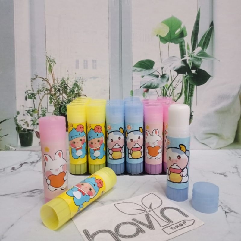 Jual Lem stik (1pak=24pc) ukuran BESAR 23gram/ Lem stick / Lem murah ...