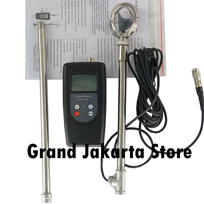 Jual Current Water Flow Meter Open Channel FM-100V5 Liquid River Lake ...