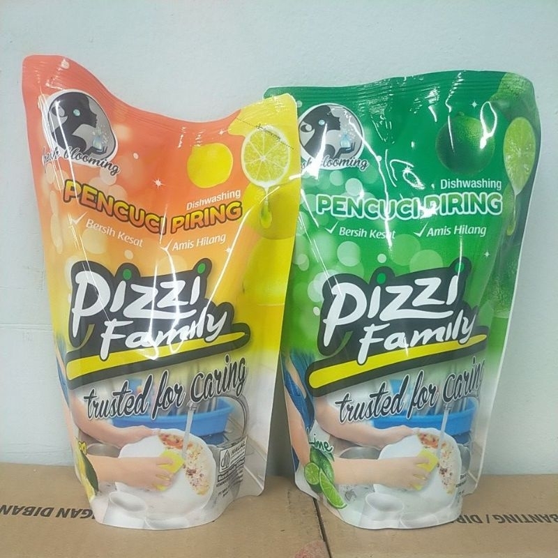 Jual PIZZI FAMILY PENCUCI PIRING 600 ML | Shopee Indonesia