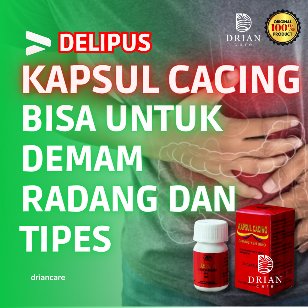 Jual Delipus Kapsul Cacing Untuk Tipes Paling Ampuh Obat Cacingan ...
