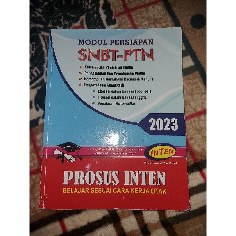 Jual Modul persiapan snbt inten 2023 tps (pu,ppubm,pk,literasi,pm ...