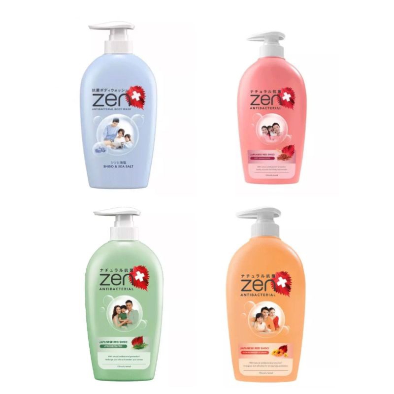 Jual Zen Body wash pump 480ml 500ml, sabun mandi cair Zen pump 480ml ...