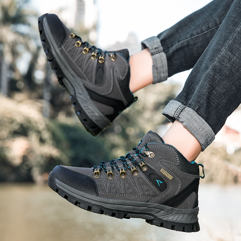 Jual Sepatu Gunung SNTA 505 Grey Lt.Blue Boots Camping Adventur Outdoor ...