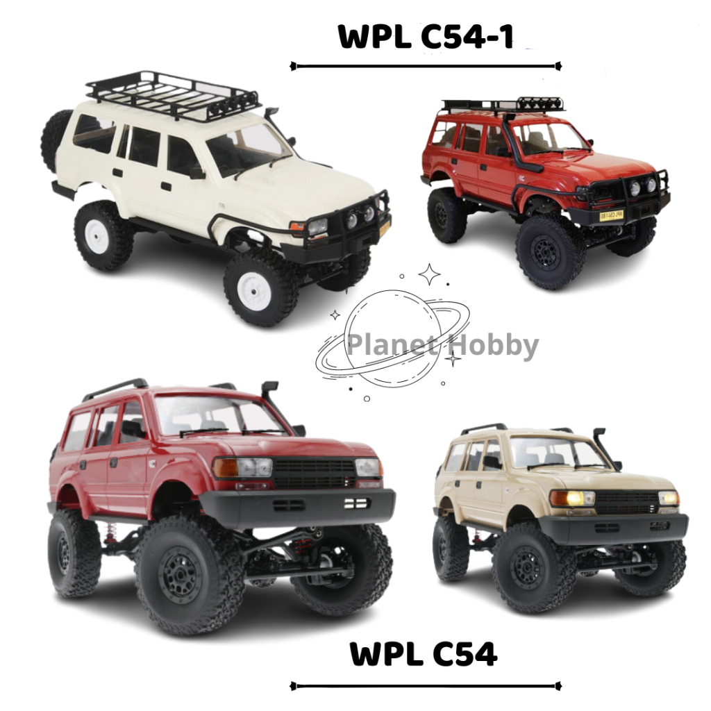 Jual RC WPL C54 C54-1 RC Toyota Land Cruiser 1/16 Scale 4WD 2.4G RTR LC80 4x4 | Shopee Indonesia