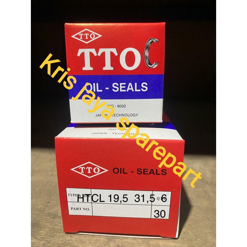 Jual Oil seal HTCL 19,5 31,5 6 Untuk Seal As Kruk As honda Scoopy Beat ...