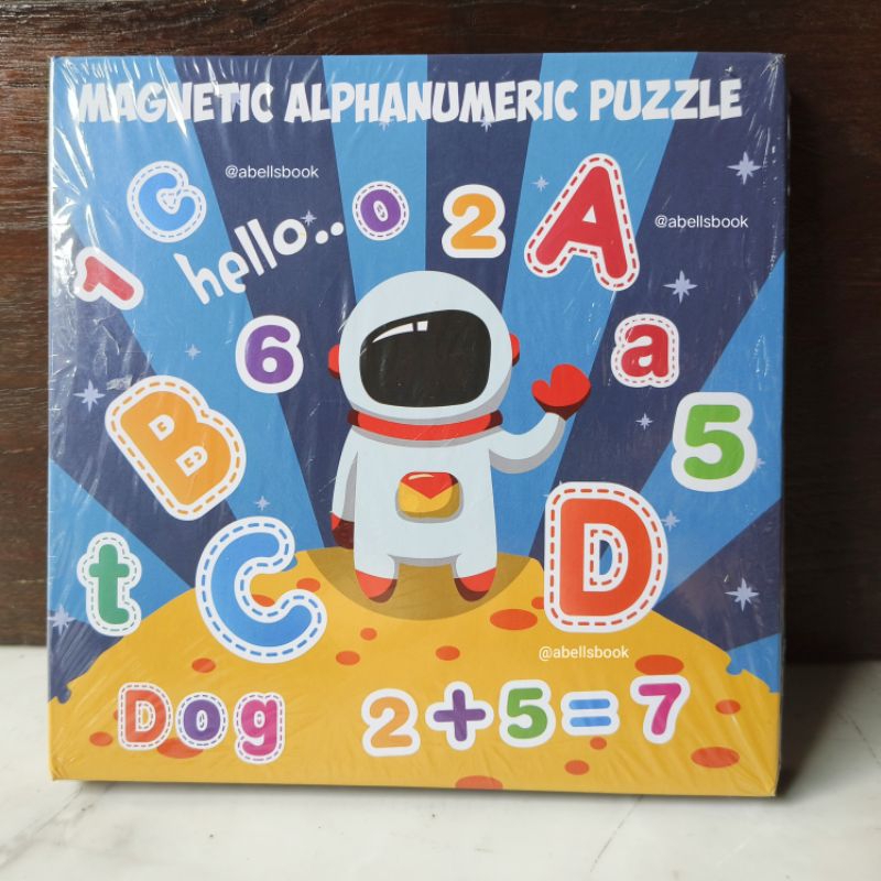 Jual Magnetic Alphanumeric Puzzle / Mainan Edukasi Puzzle Magnet Angka ...