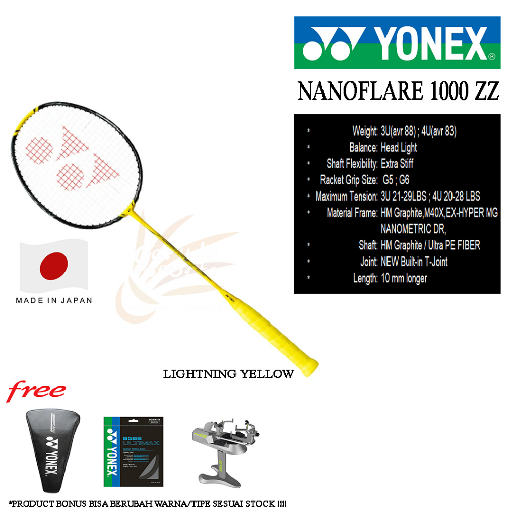 Jual RAKET BADMINTON YONEX NANOFLARE 1000 Z / YONEX NANOFLARE 1000Z / NF 1000 Z / NF-1000Z ...