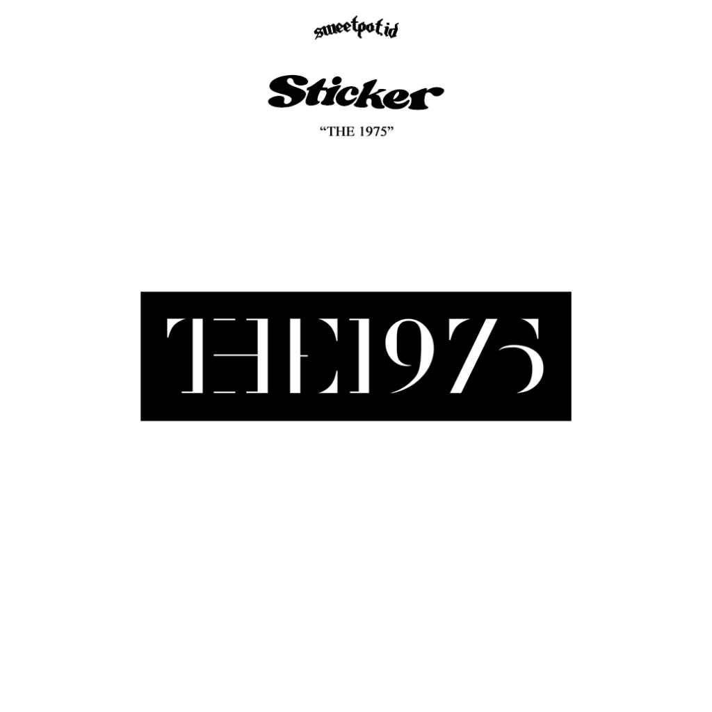 Jual (BISA COD) STICKER THE 1975 / STICKER BIJIAN / STICKER ECERAN ...