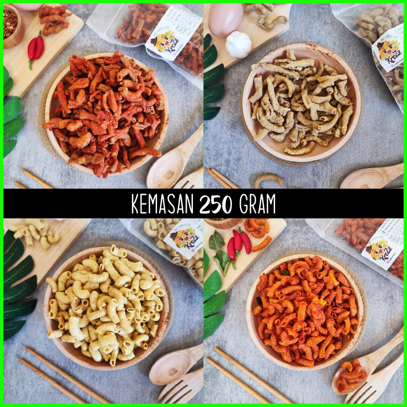Jual Kripik Usus Ayam / Keripik Usus Balado / Makaroni Pedas / Makaroni ...