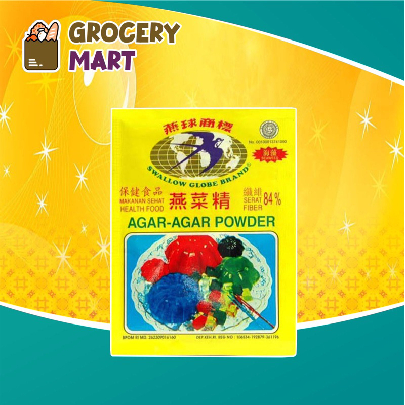 Jual Agar Agar Walet Swallow Globe Brand MERAH 1 Sachet - MERAH ...