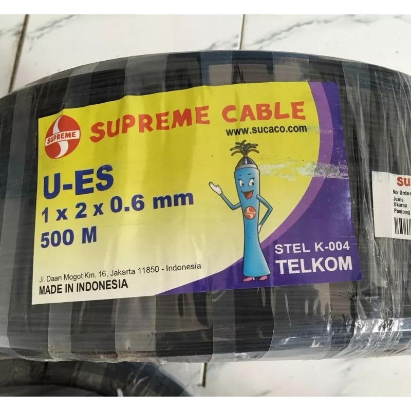 Jual kabel telpon supreme meteran tembaga | Shopee Indonesia