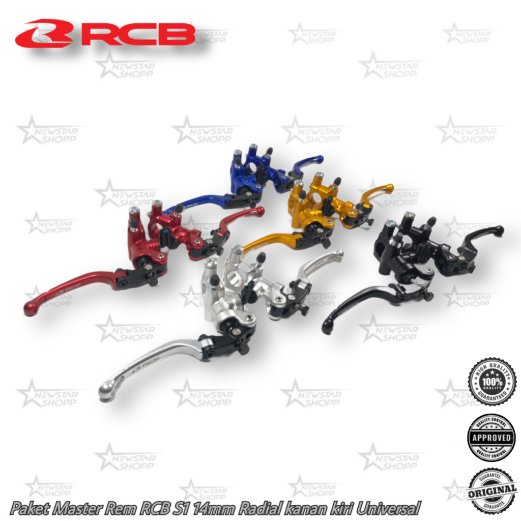 Jual Master rem RCB Radial S1 14mm set Kanan Kiri Nmax New / Old PCX ...