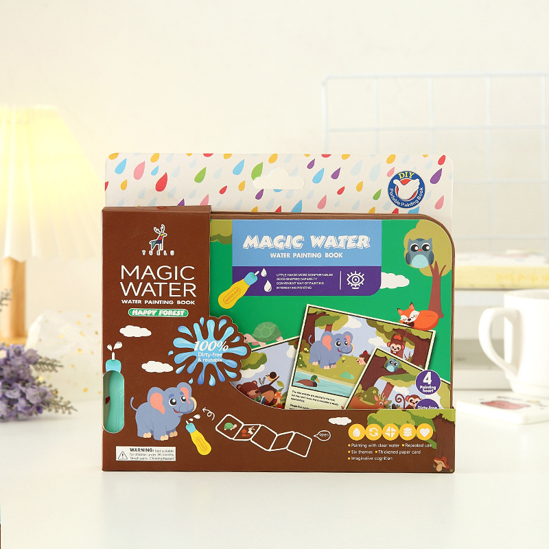 Jual Magic Water Coloring Reusable Book / Buku Mewarnai Ajaib / Buku ...