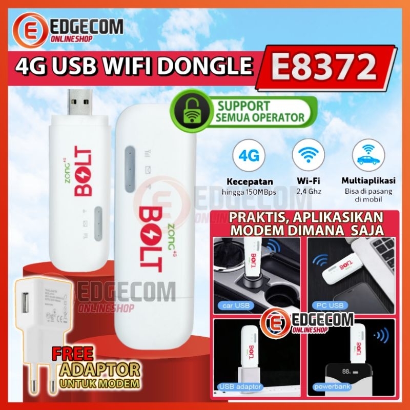 Jual Modem WiFi USB E8372 4G LTE Wingle Unlock all operator Garansi | Shopee Indonesia