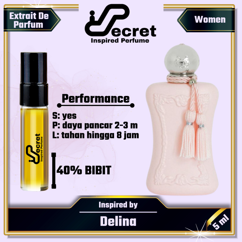 Jual Parfum Wanita - DELINA - Extrait De Perfume | Secret Inspired ...