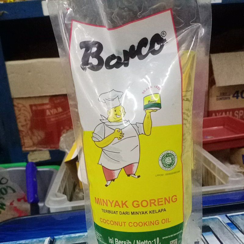 Jual Minyak goreng barco/coconut cooking oil/minyak barco/barco 1 liter ...