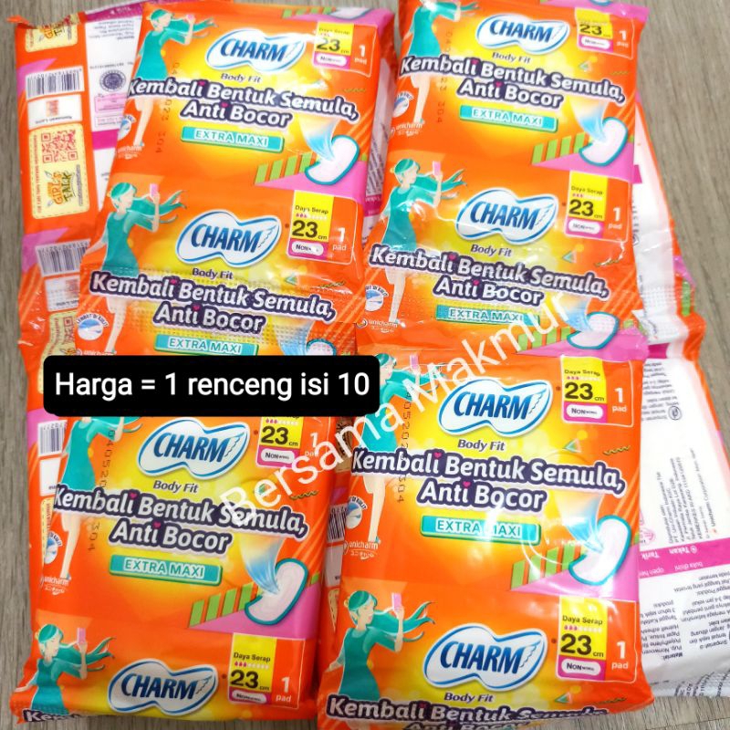 Jual CHARM Body fit extra maxi | Shopee Indonesia