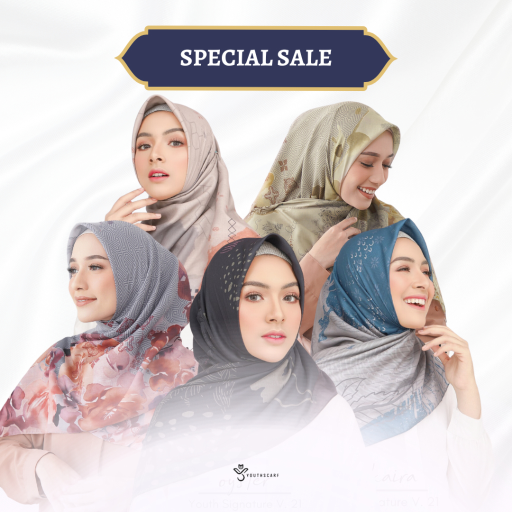 Jual YOUTHSCARF - Special Sale - Hijab Printing - Ultrafine Voal ...