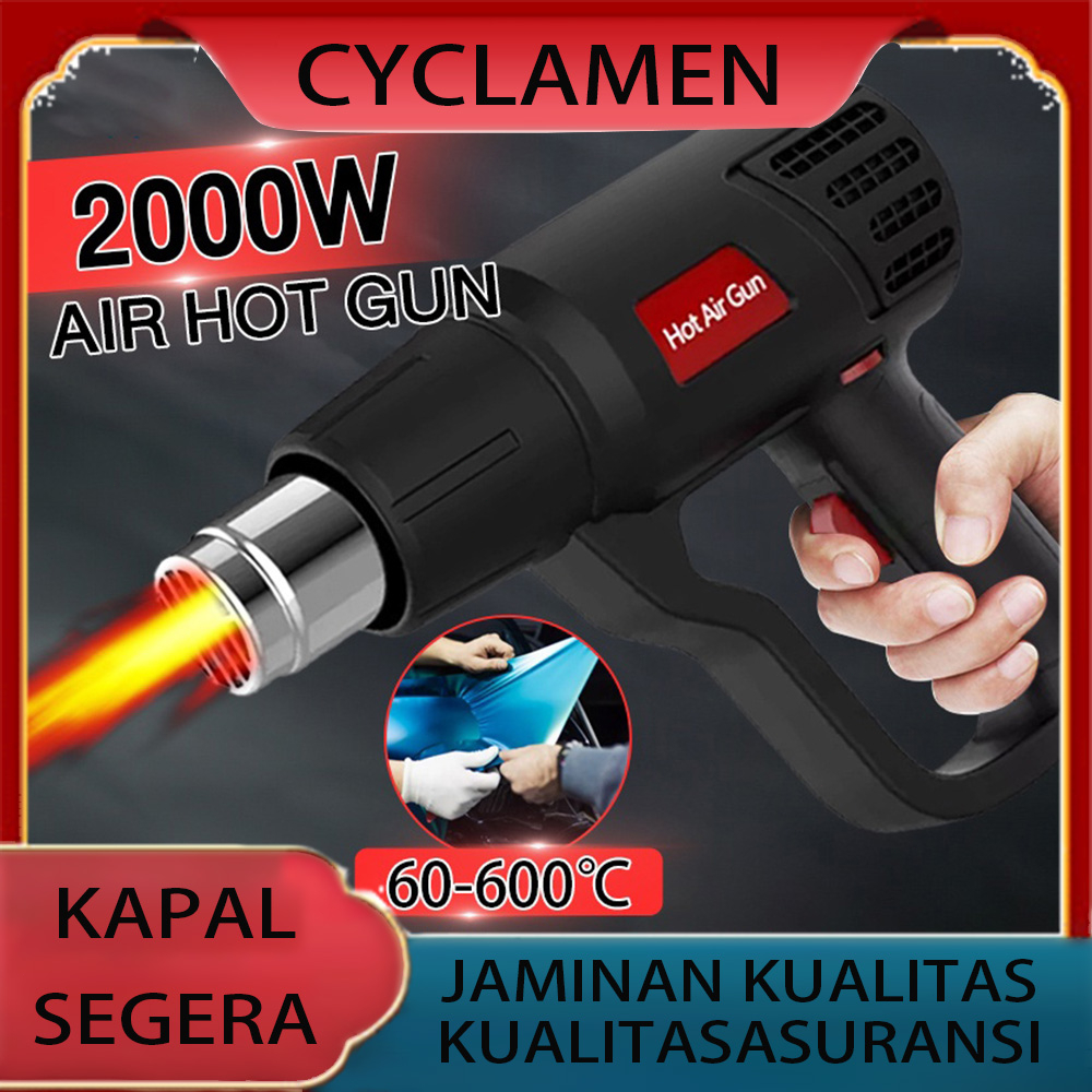 Jual Reaim HGA-2000w Heat Gun Air Mesin Pemanas Pistol Angin Panas Hot ...