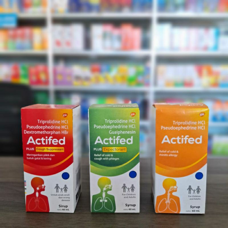 Jual ACTIFED SIRUP (Meredakan Gejala Flu & Batuk Anak & Dewasa ...