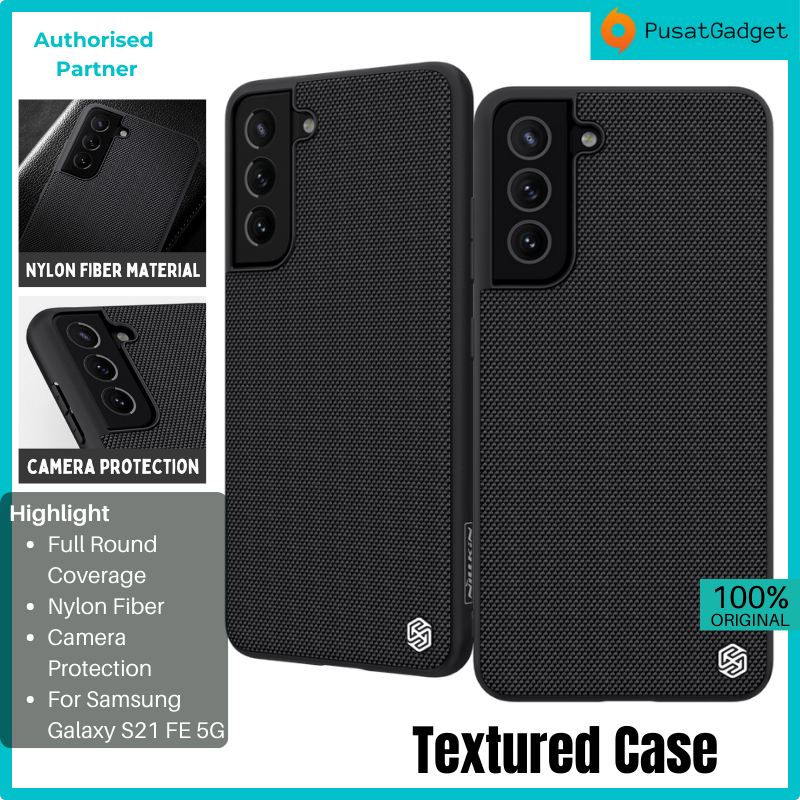 Jual Case Samsung Galaxy S21 FE 5G NILLKIN Textured Fiber Casing | Shopee Indonesia