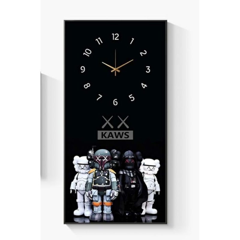 Jual Kaws Paintings Deco with Clock jam dinding | Shopee Indonesia