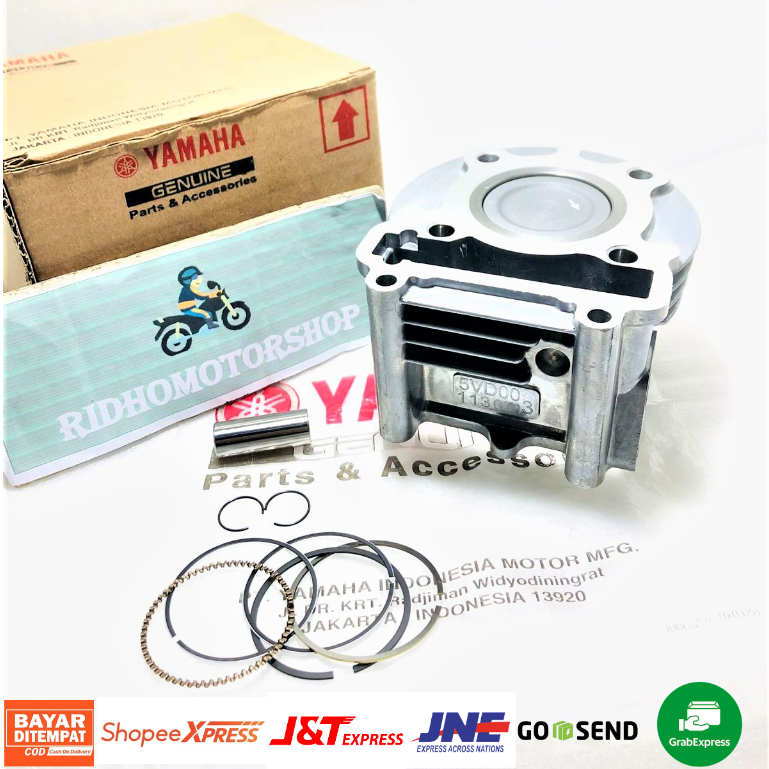 Jual BLOCK CYLINDER BLOK SEHER ASSY SET KOMPLIT YAMAHA MIO SPORTY MIO SOUL KARBU FINO KARBU MIO ...