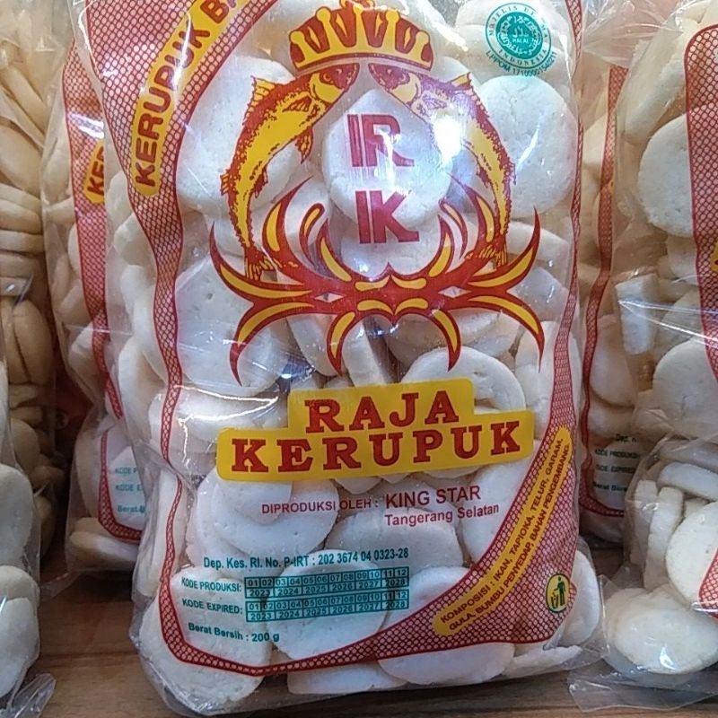 Jual Raja kerupuk Bangka asli ikan tenggiri kerupuk koin mini isi ...