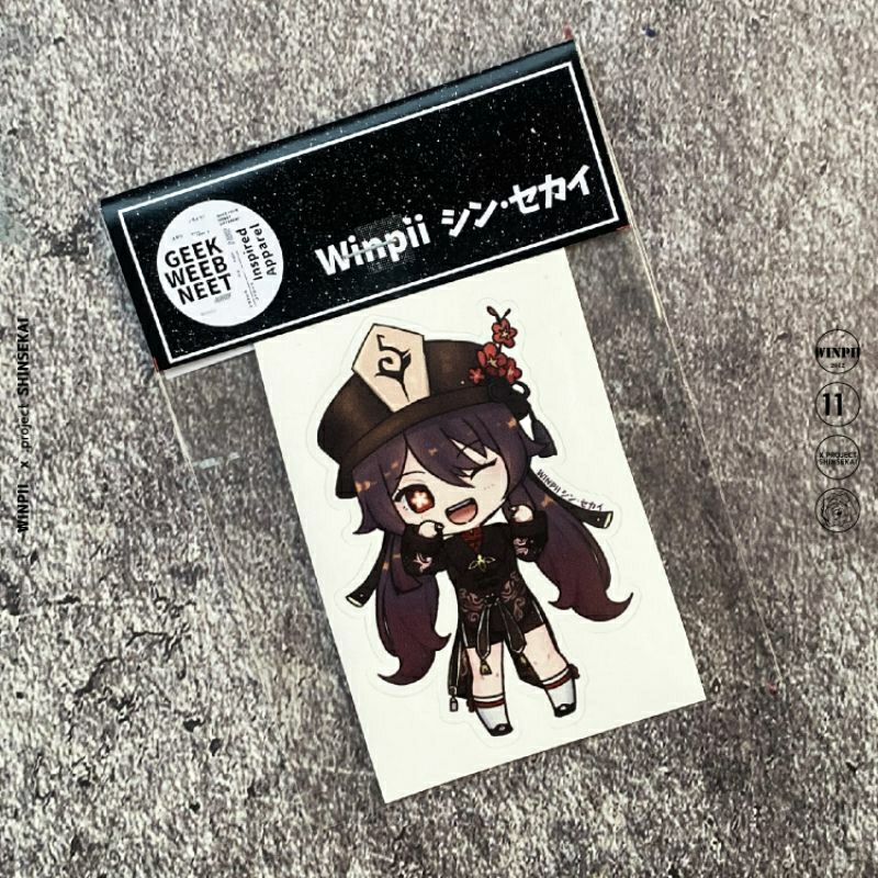 Jual Stiker / Sticker Hu Tao Game Genshin Impact | Shopee Indonesia