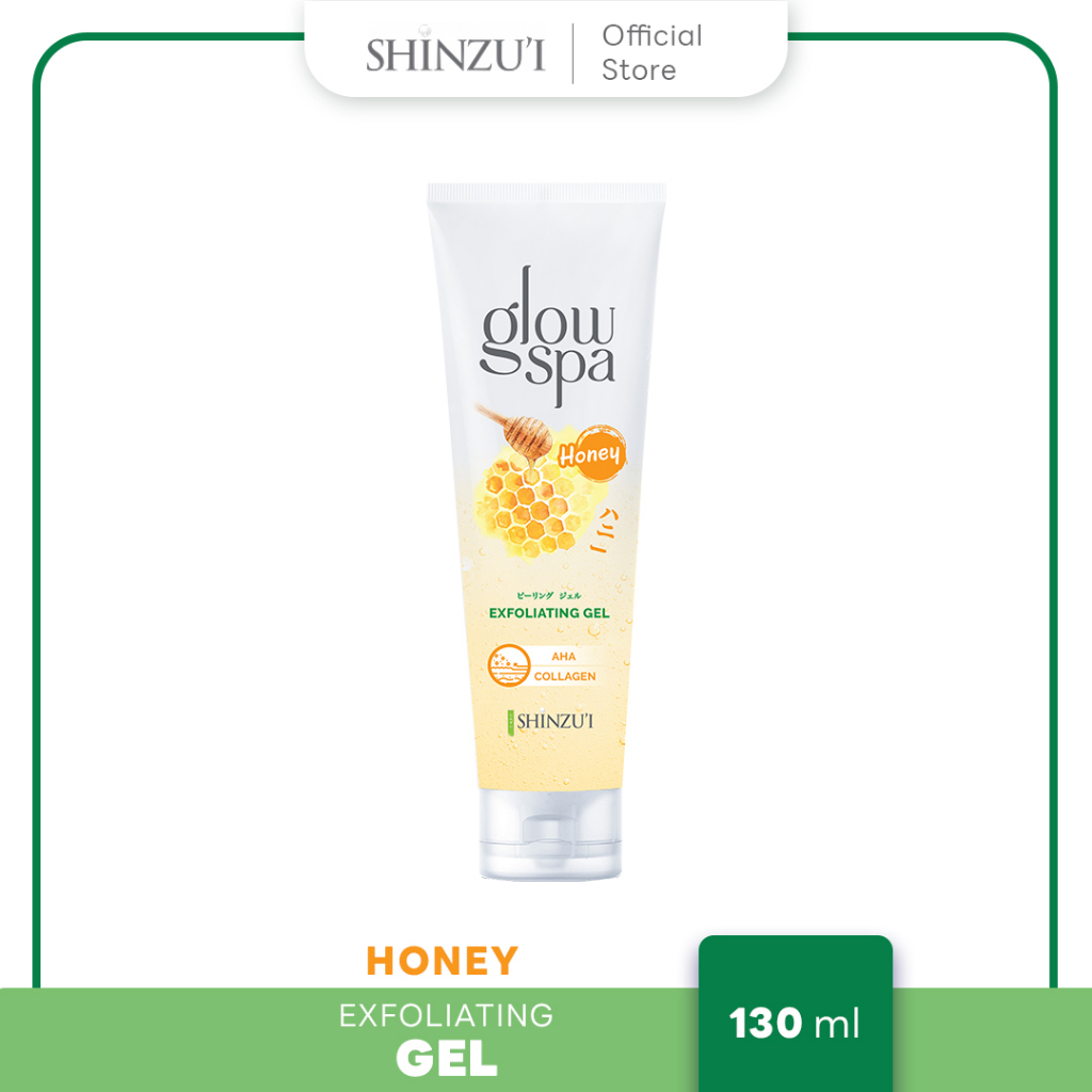 Jual Shinzui Glow Spa Exfoliating Gel Honey 130ml | Shopee Indonesia