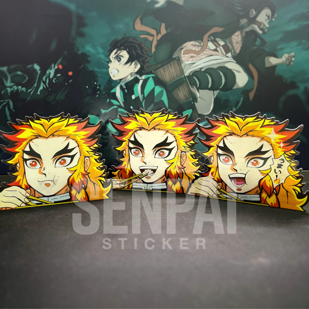 Jual Demon Slayer SENPAI STICKER Stiker Anime 3D TER MURAH Kimetsu no ...