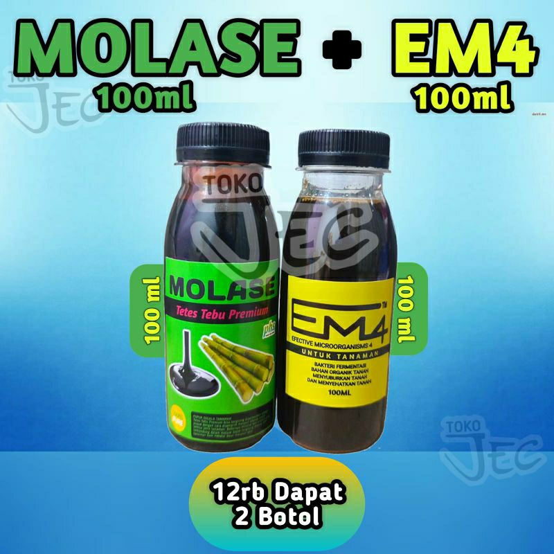 Jual Molase dan EM4 Harga Sepaket 2 botol | Shopee Indonesia
