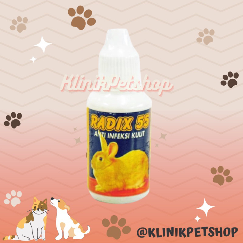 Jual Radix 55 - Obat Infeksi Kulit Scabies Eksim Kudis Kelinci Aman ...
