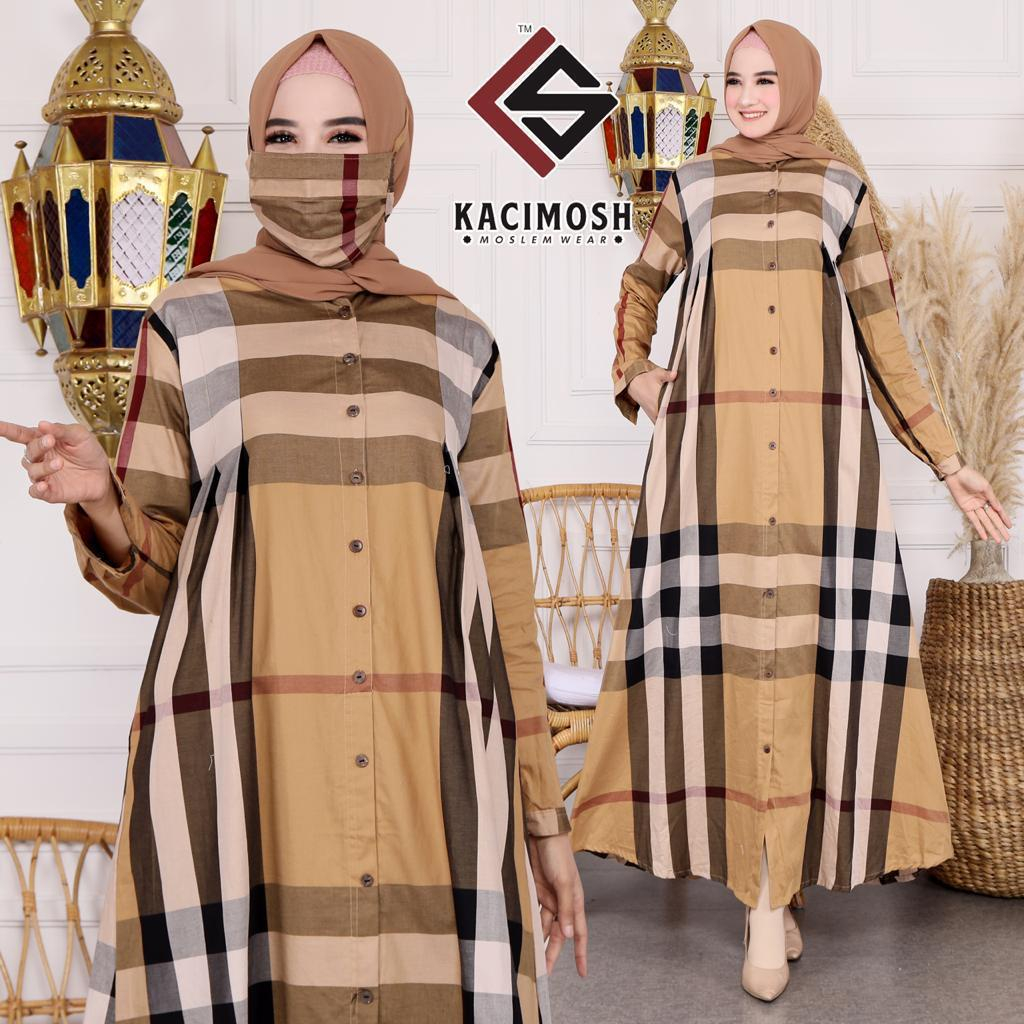 Jual BARU NEW PRODUK GAMIS KOTAK-KOTAK MOTIF TERBARU MODEL KHICHIMOSE ...
