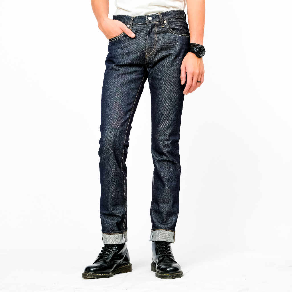 Jual Bespoke Project - Celana Jeans Roster Raw Denim | Shopee Indonesia