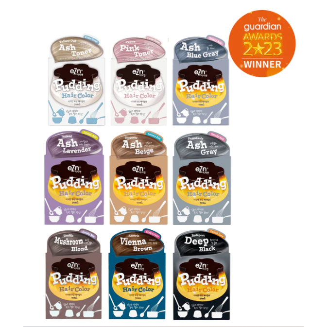Jual EZN PUDDING HAIR COLOUR Cat Rambut Korea Pudding Ash Toner Toning ...
