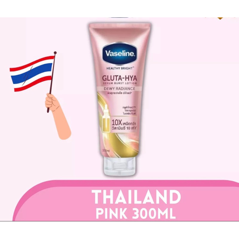 Jual VASELINE jumbo HEALTHY BRIGHT GLUTA-HYA DEWY RADIANCE (PINK ...