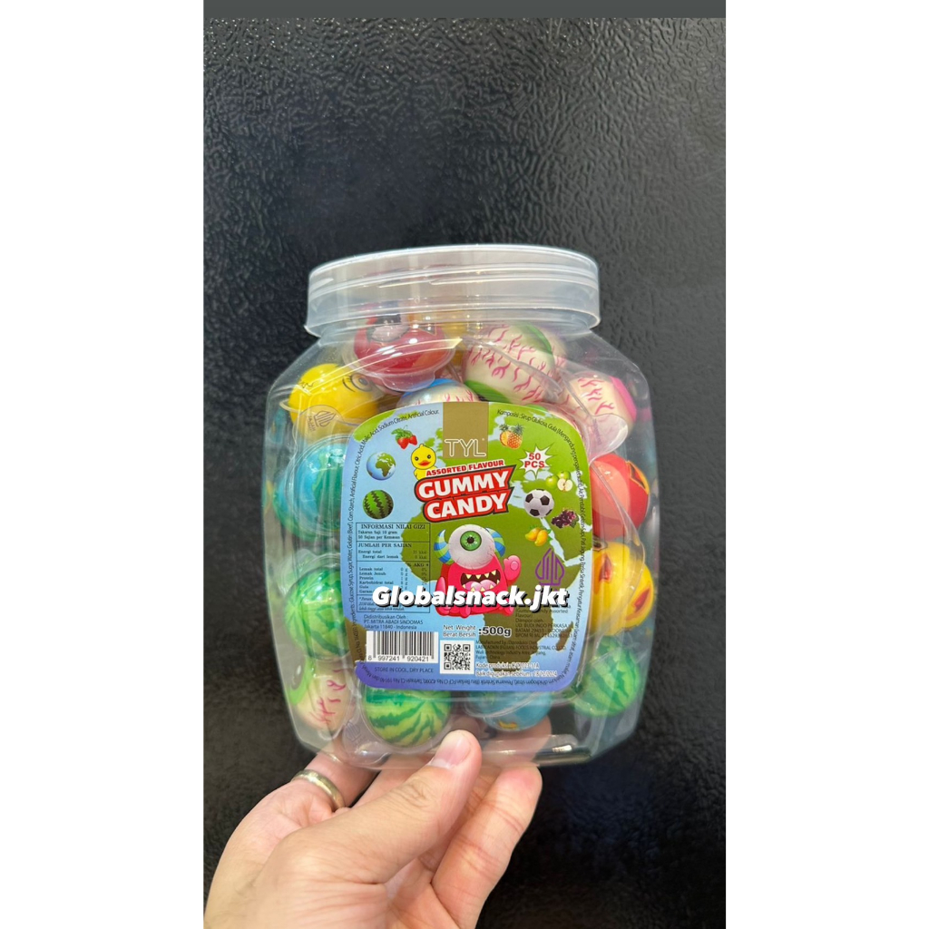 Jual [500gr] TYL Assorted Flavour Gummy Jelly Candy Korea - Permen ...