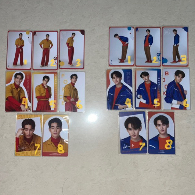 Jual (OFFICIAL) GMMTV - SUPER COLOR SERIES EXCLUSIVE FORCE BOOK PHOTOCARD | Shopee Indonesia