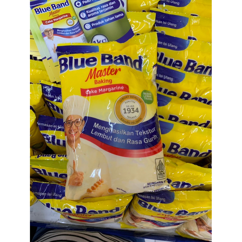 Jual Blue band Master 1 kg Pouch | Blueband Mentega Baking - Margarin ...