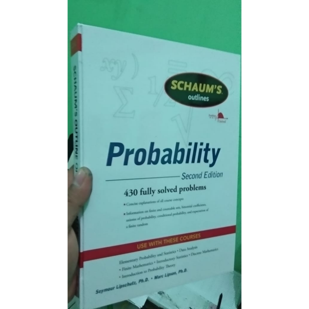 Jual Schaum's Outline of Theory and Problems of Probability 2ND ...